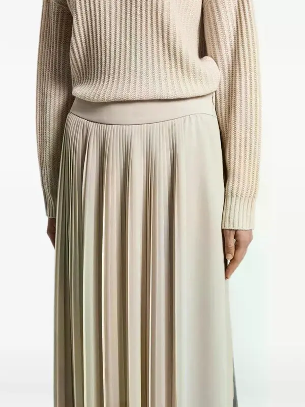Peserico Pleated Maxi Skirt