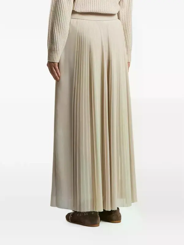 Peserico Pleated Maxi Skirt