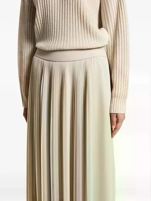 Peserico Pleated Maxi Skirt
