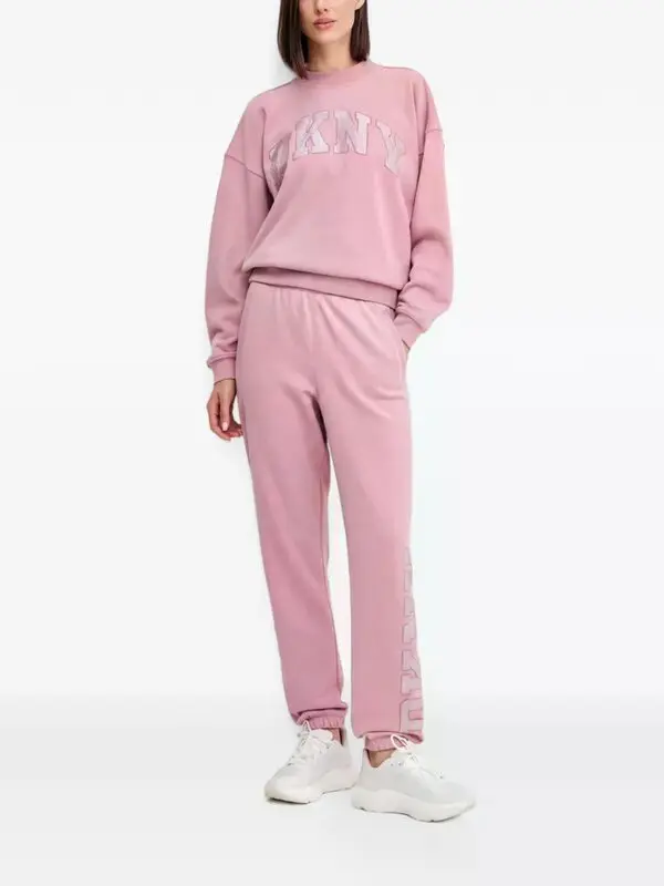Dkny Logo Detail Track Pants - Pink