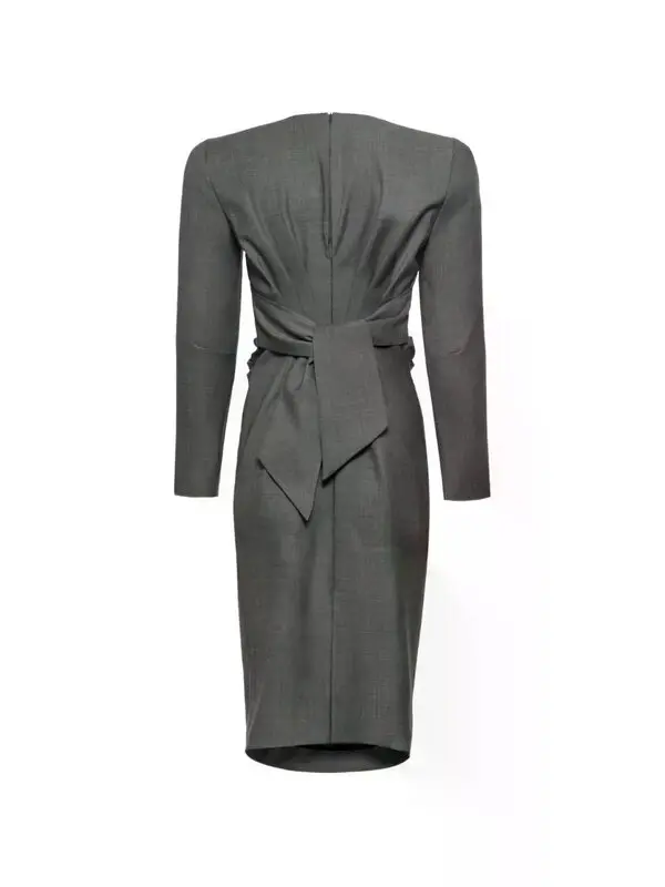 Magda Butrym Midi Bow-detail Ruched Dress