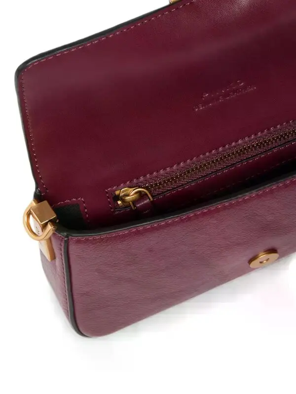 Pinko Love Birds Leather Shoulder Bag