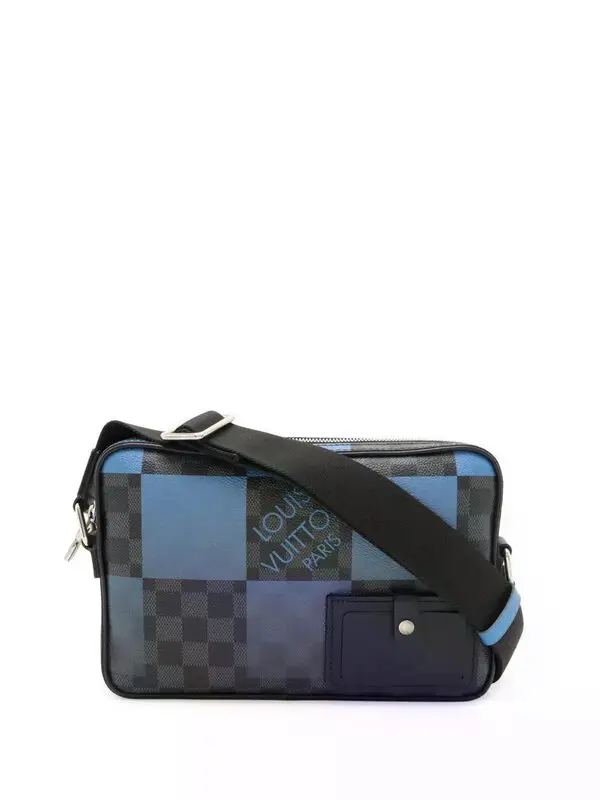 LOUIS VUITTON 2020 Damier Graphite Giant Alpha Messenger Bag Crossbody Bag - Black