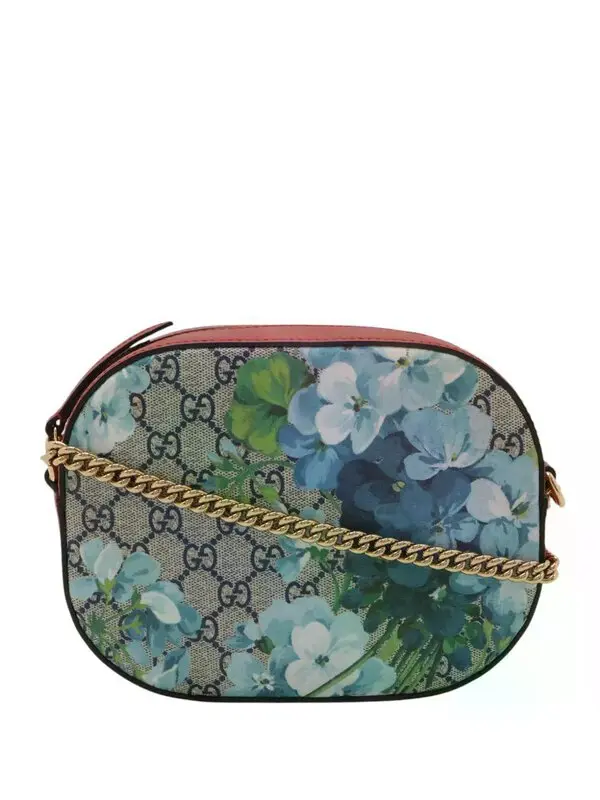 Gucci 2016-2026 Gg Supreme Blooms Chain Crossbody Bag