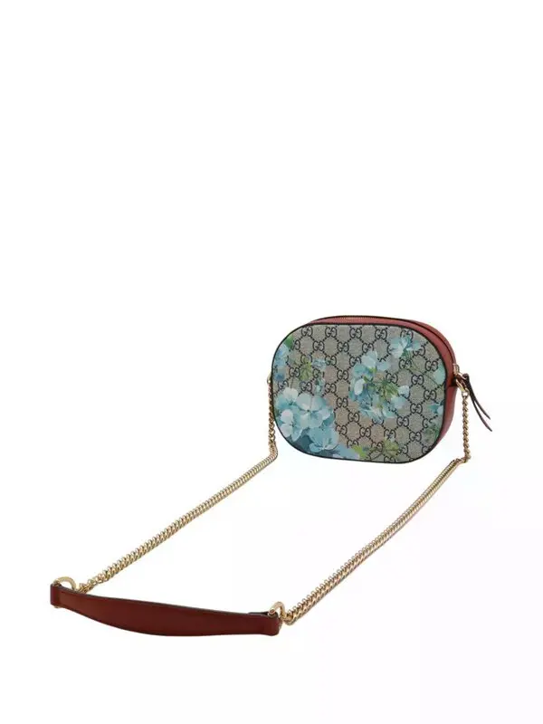 Gucci 2016-2026 Gg Supreme Blooms Chain Crossbody Bag