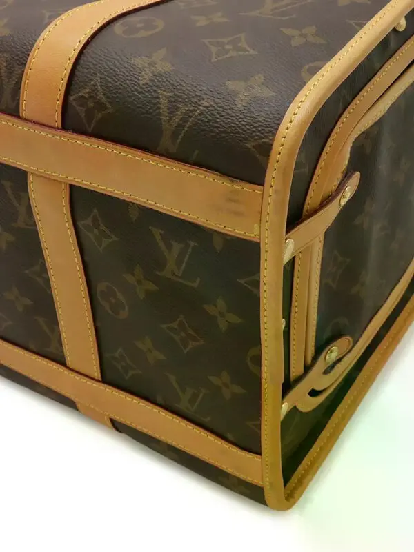 LOUIS VUITTON Monogram Sac Chien Pet Carrier 40 Travel Bag