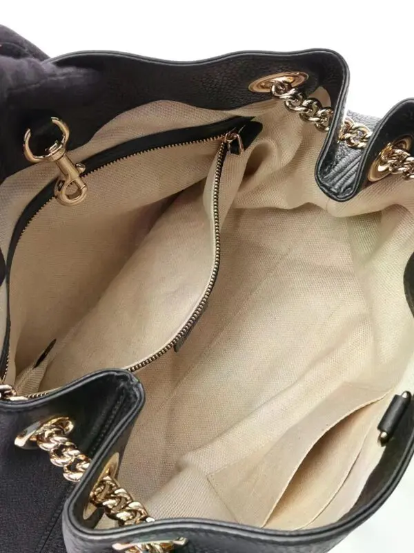 Gucci 2016-2026 Leather Soho Chain Bag Shoulder Bag
