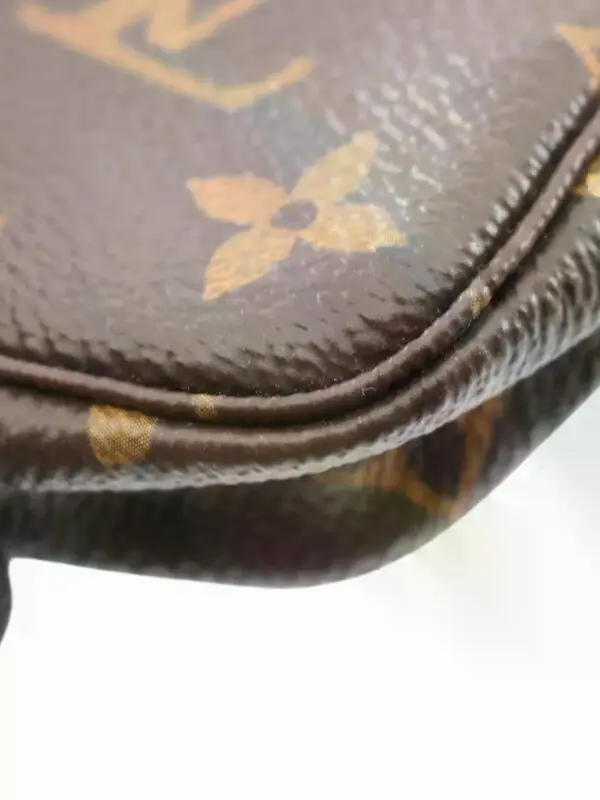 LOUIS VUITTON 2015 Monogram Evasion Mini Pochette Accessoires Handbag