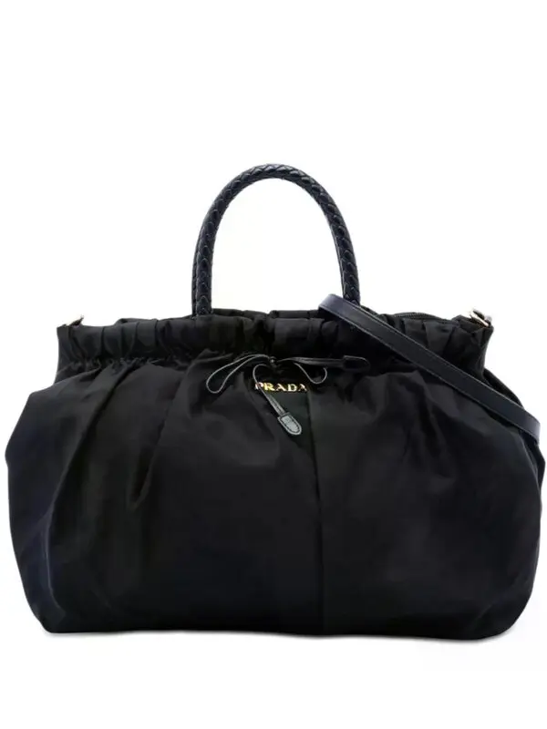 Prada 2010-2026 Tessuto Bow Satchel