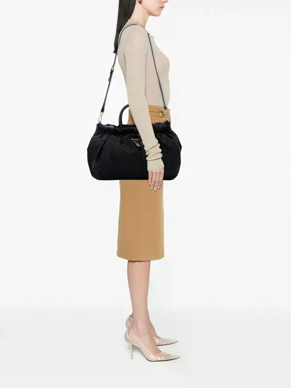 Prada 2010-2026 Tessuto Bow Satchel