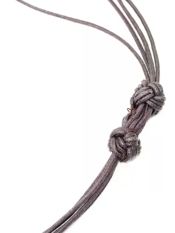 Hermès Buffalo Horn Pendant Necklace