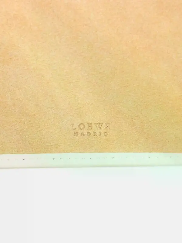 Loewe 2011 Suede Anagram Flat Pouch