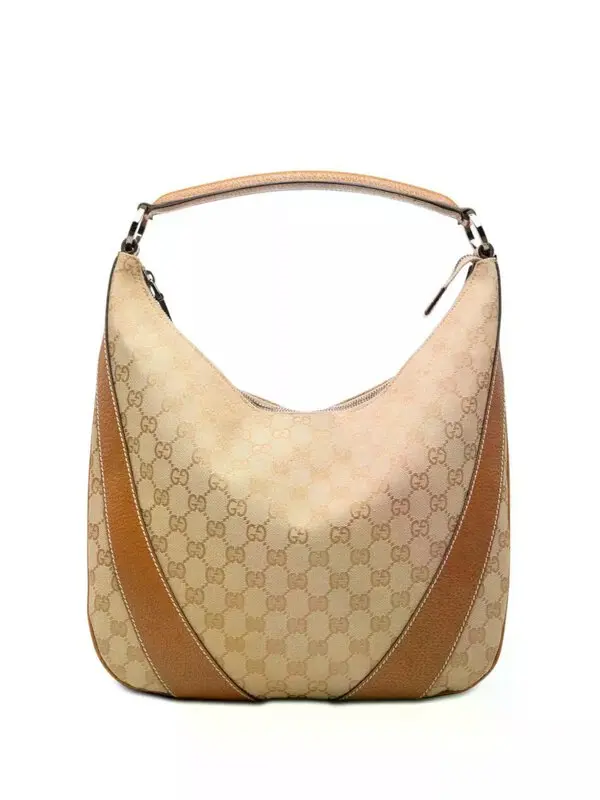 Gucci 2000-2015 Gg Canvas Hobo Bag - Brown