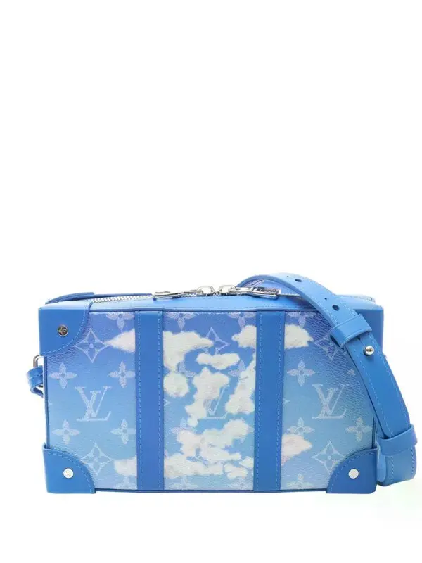LOUIS VUITTON Soft Trunk Wallet Crossbody Bag Monogram Clouds - Blue