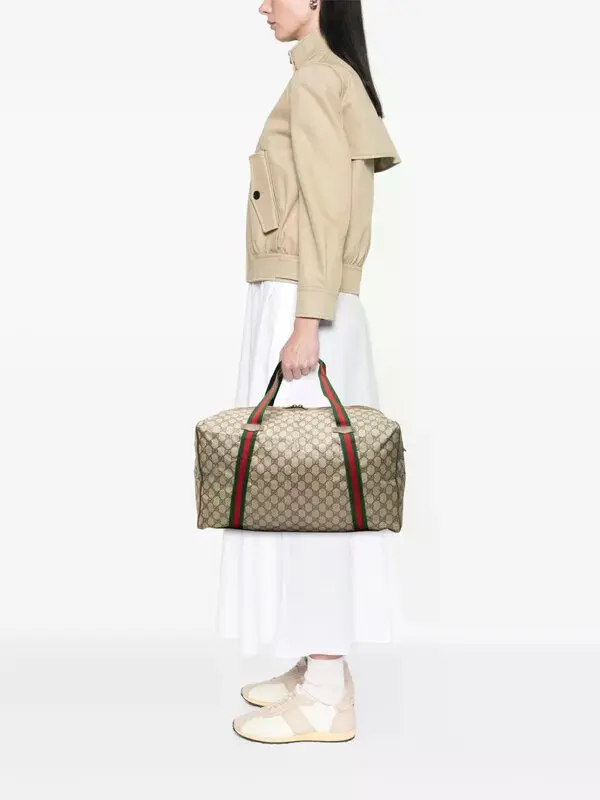Gucci 20th Century Gg Supreme Web Duffle Bag Travel Bag