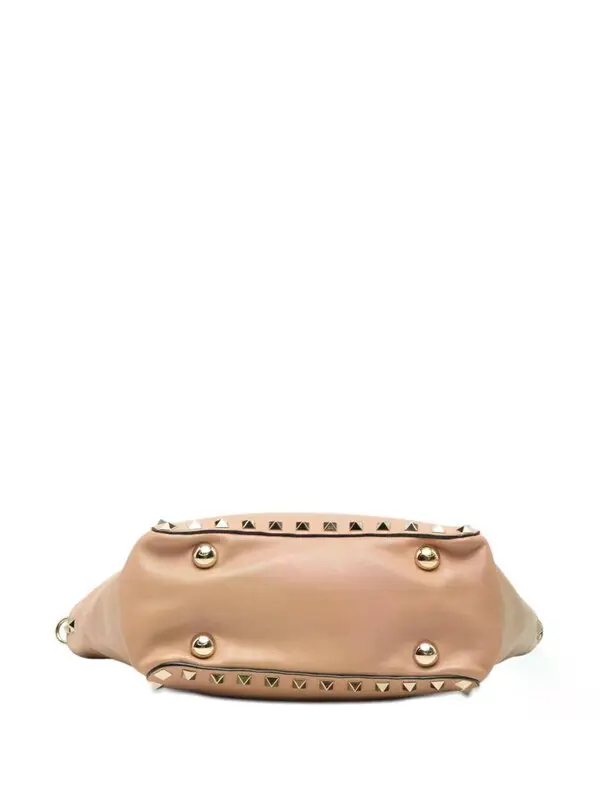 Valentino Garavani 2000-2017 Mini Leather Rockstud Trapeze Satchel