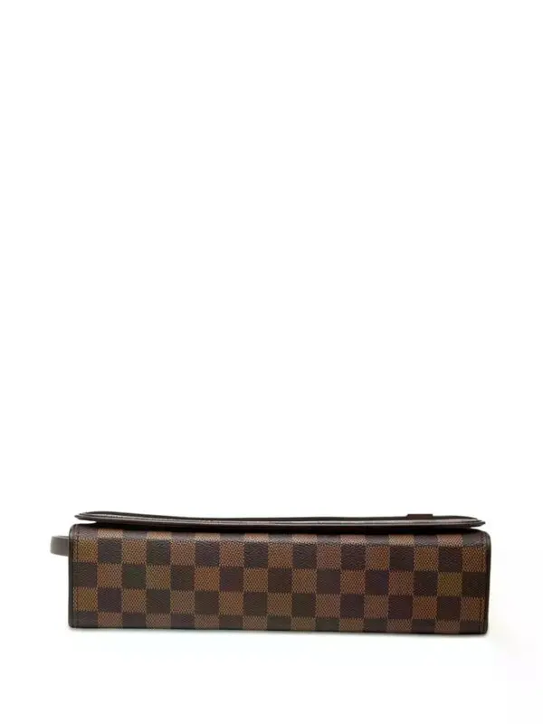 LOUIS VUITTON 2000 Damier Ebene Tribeca Long Shoulder Bag