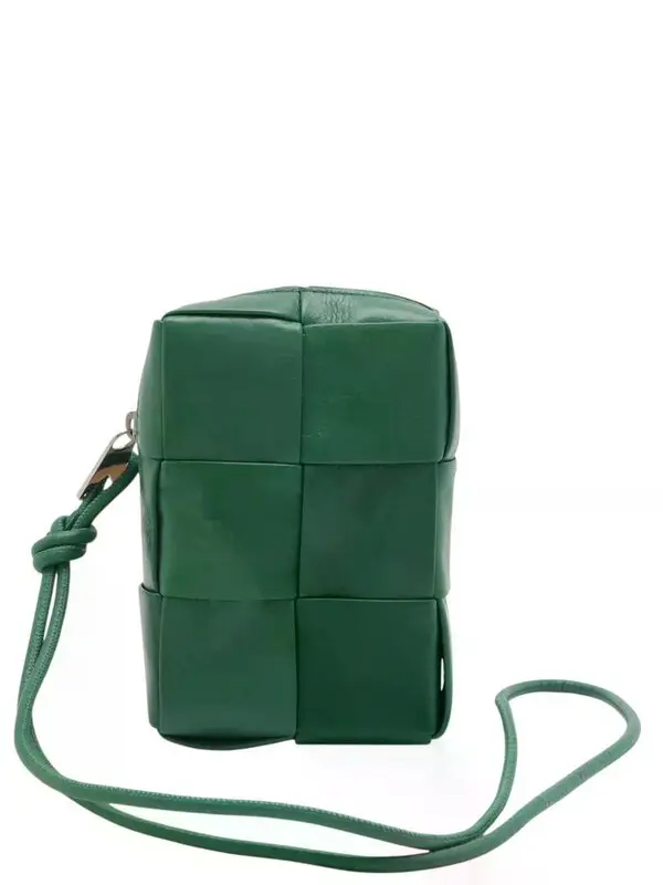 Bottega Veneta Nappa Maxi Intrecciato Cassette Zip With Strap Pouch