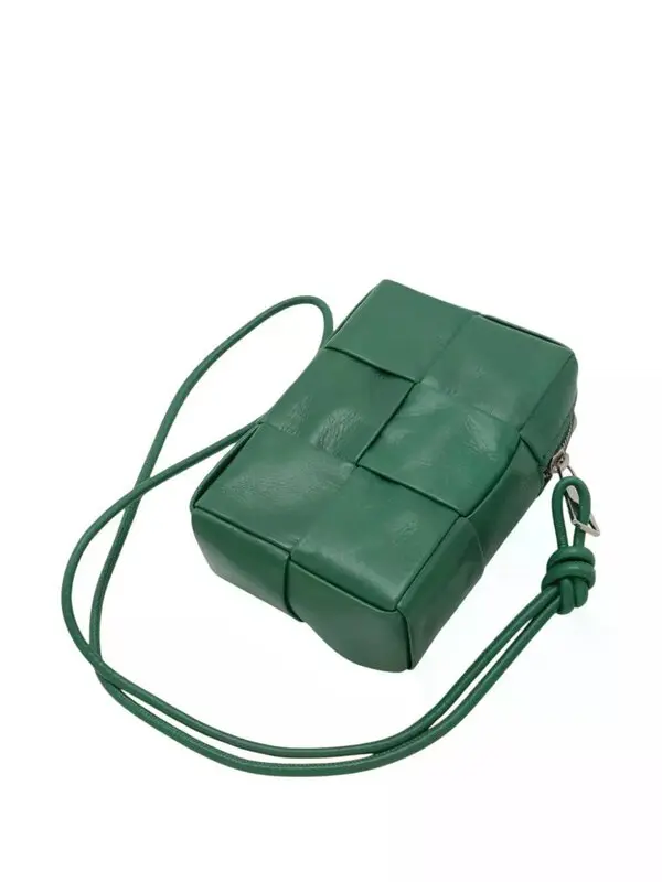 Bottega Veneta Nappa Maxi Intrecciato Cassette Zip With Strap Pouch