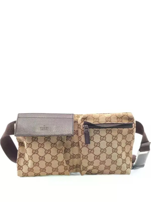 Gucci 2000s Gg Canvas Belt Bag
