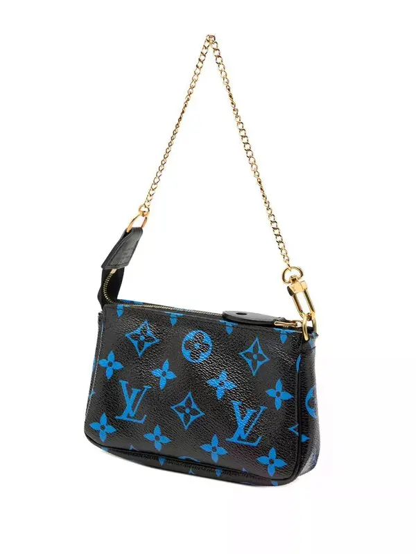 LOUIS VUITTON 2016 Colored Monogram Mini Pochette Accessories Handbag