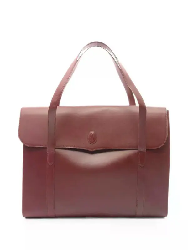 Cartier 2010s Must De Leather Tote Bag