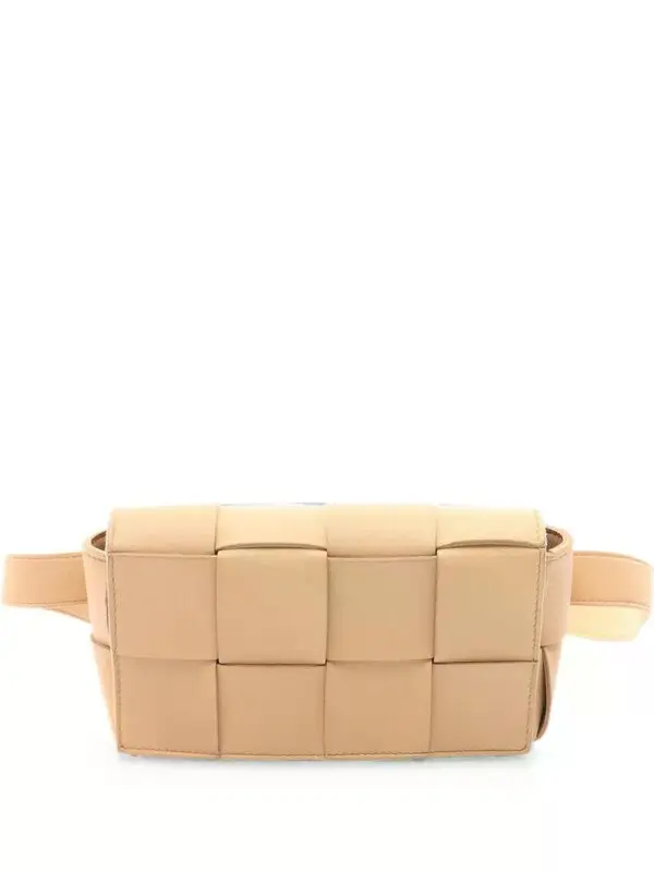 Bottega Veneta 2000s Cassette Intrecciato Belt Bag