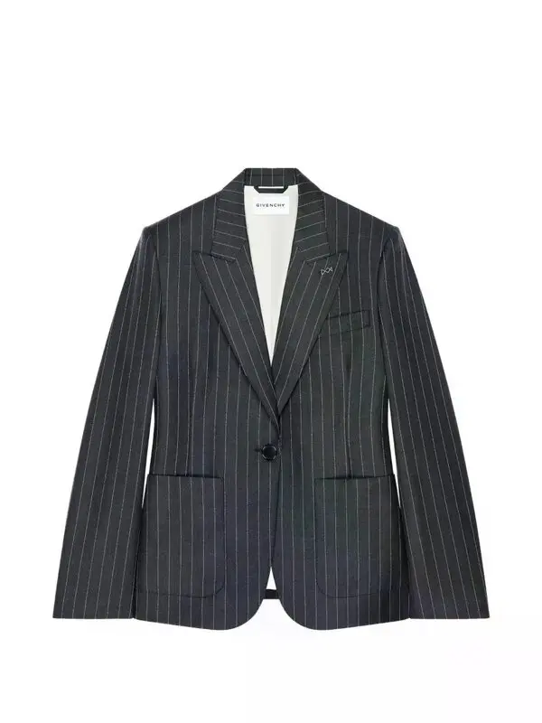Givenchy Pinstriped Peak-lapel Blazer