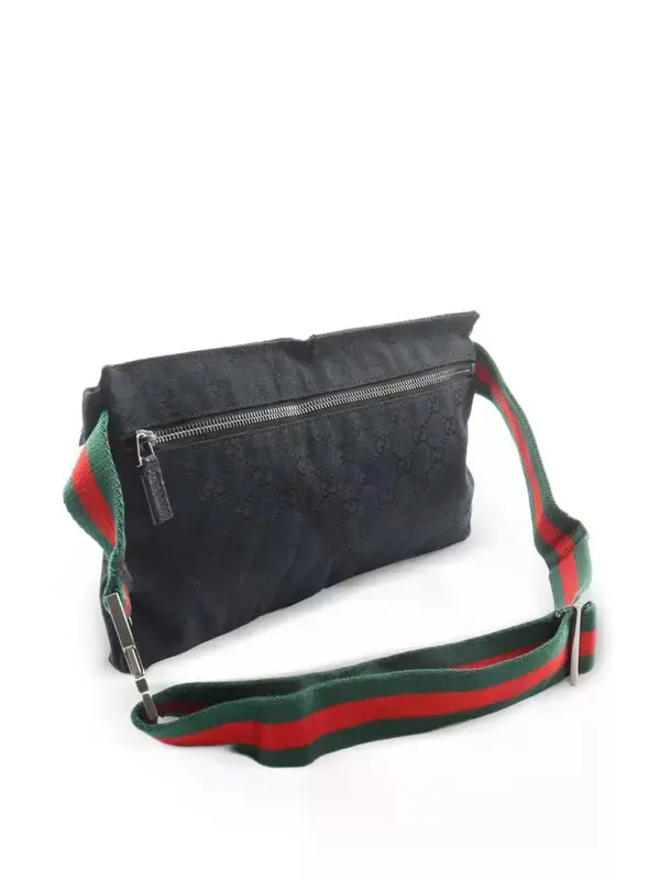 Gucci Gg Canvas Belt Bag - Black