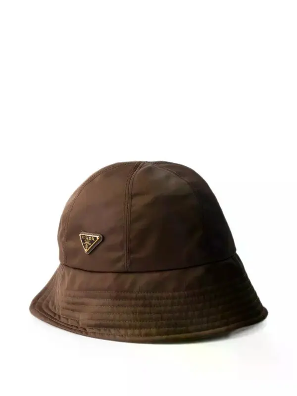 Prada Re-nylon Hat - Brown
