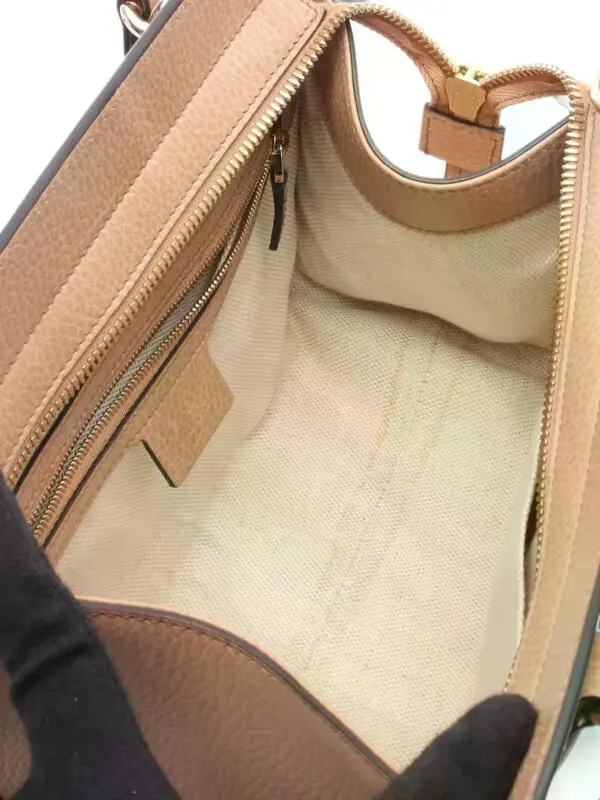 Gucci 2010s Soho Interlocking-g Leather Tote Bag