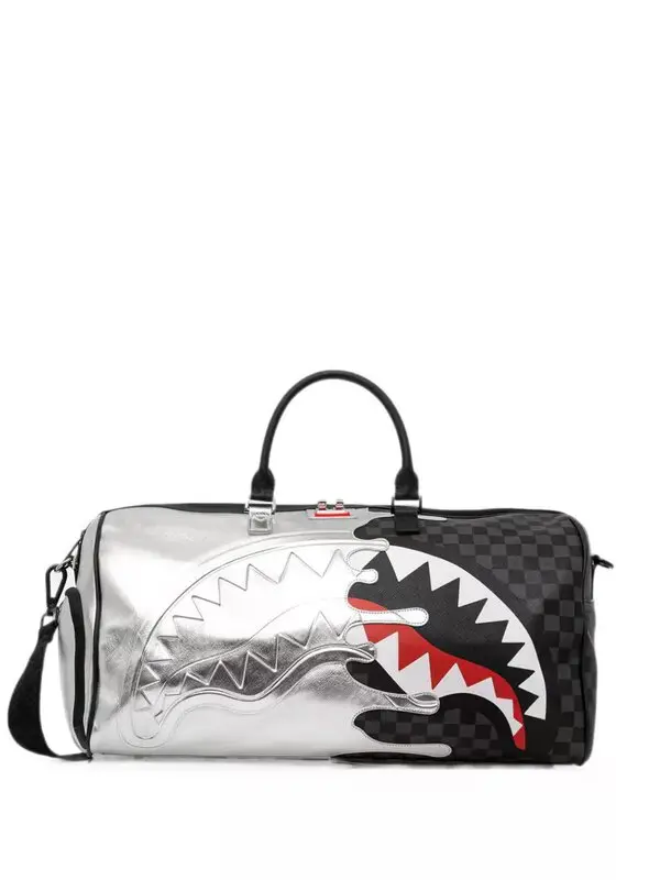 SPRAYGROUND Shark Mouth Holdall - Silver