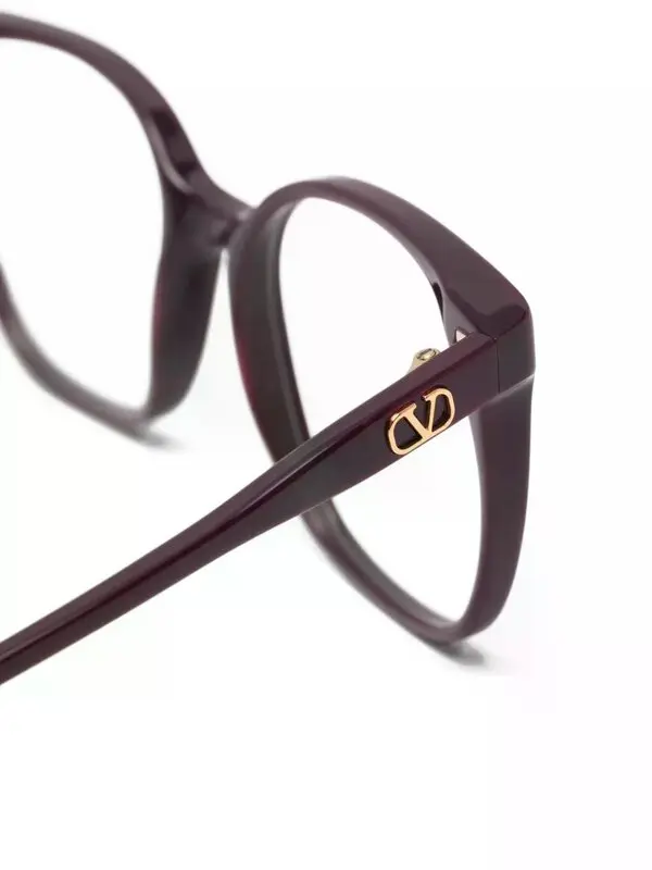 Valentino Garavani Vlogo Square-frame Glasses