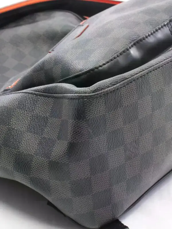 LOUIS VUITTON 2016 Josh Damier Graphite Backpack - Black