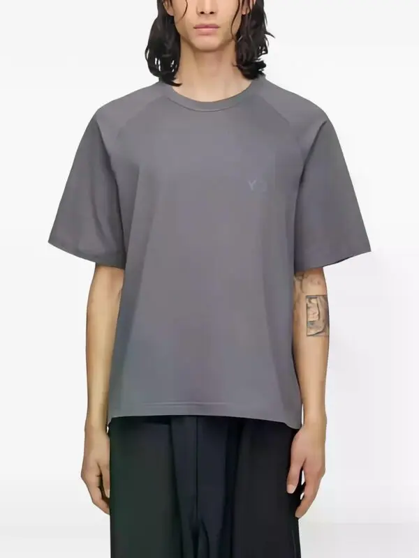 Y3 Logo-print Raglan-sleeve T-shirt