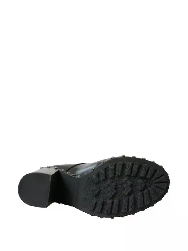 Dolce & Gabbana Studded Lace-up Ankle Boots