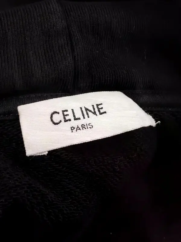 Celine 2000s Logo-drawstring Hoodie