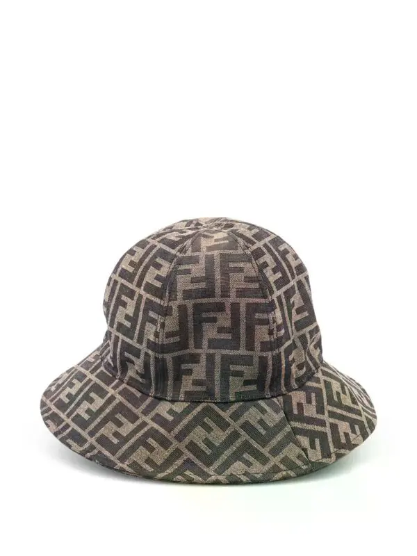 Fendi Zucca Monogram Bucket Hat - Black