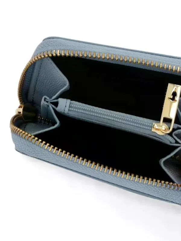 TRUSSARDI Cameo Zip-around Leather Card Wallet
