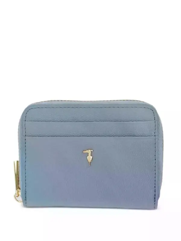 TRUSSARDI Cameo Zip-around Wallet - Blue