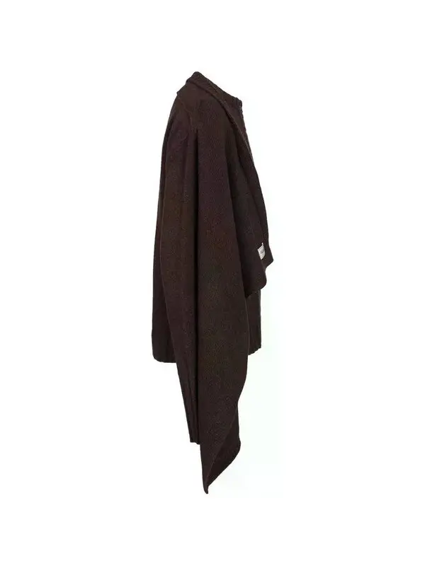 Attico Draped-detailing Button-up Cardigan