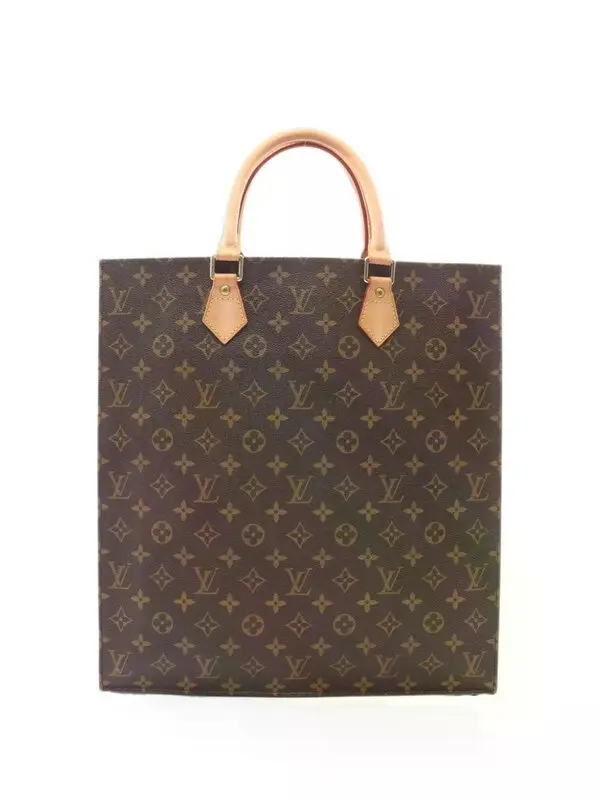 LOUIS VUITTON 2005 Sac Plat Monogram Tote Bag