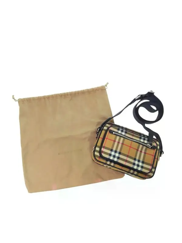 Burberry 2000-2017 House Check Nylon Paddy Crossbody Bag