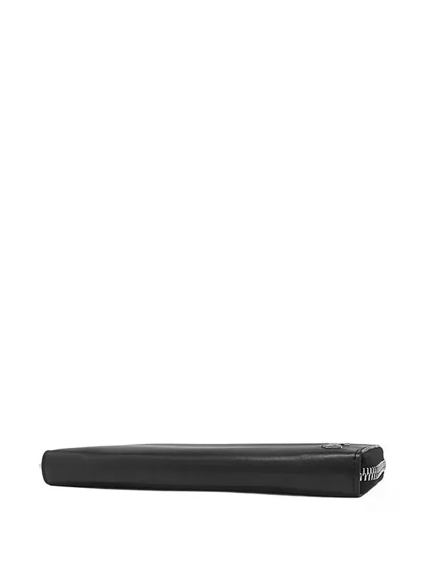 Saint Laurent 2013-2026 Leather Tiny Cassandre Zip Around Wallet Long Wallets