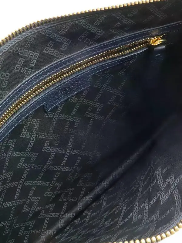 Versace La Medusa Palazzo Leather Clutch Bag