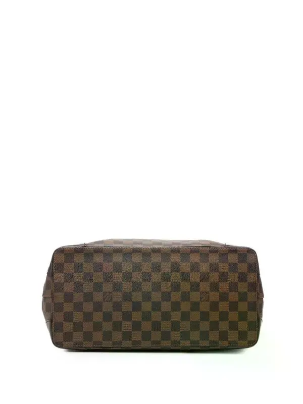 LOUIS VUITTON 2007 Damier Ebene Hampstead Mm Tote Bag
