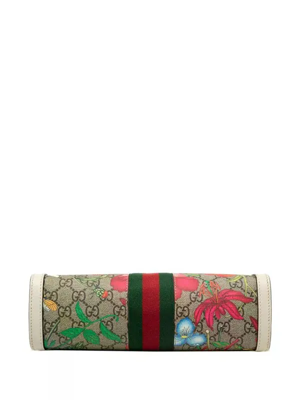 Gucci 2000-2015 Small Gg Supreme Flora Web Ophidia Chain Crossbody Bag