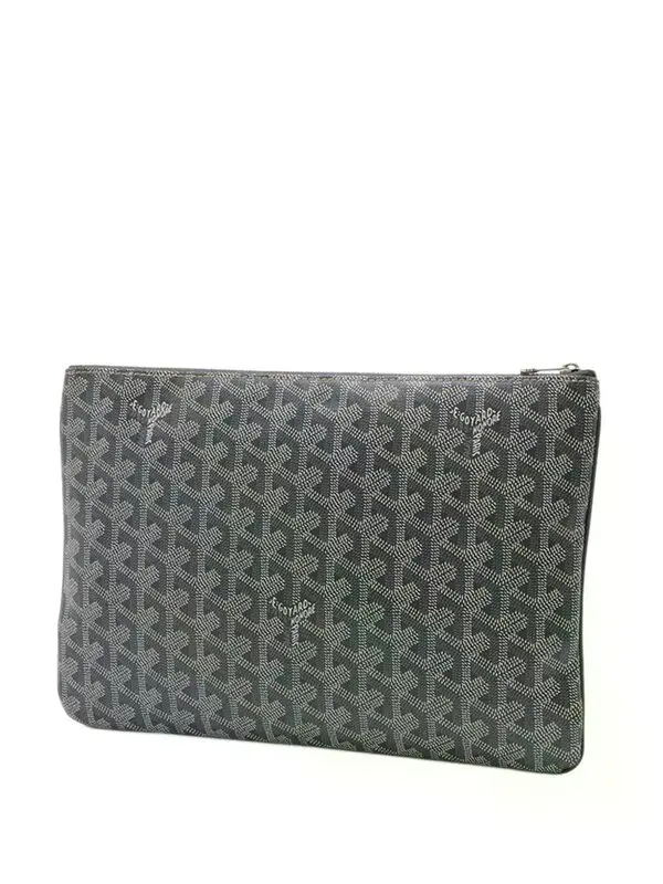 Goyard Senat Mm Clutch Bag - Grey