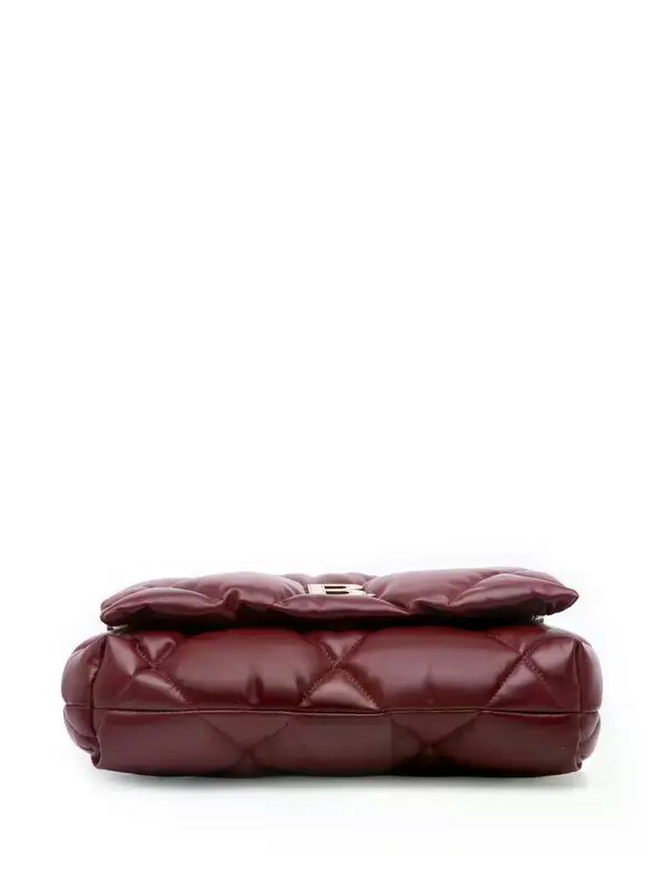 Balenciaga Quilted Calfskin Puffy Clutch Bag
