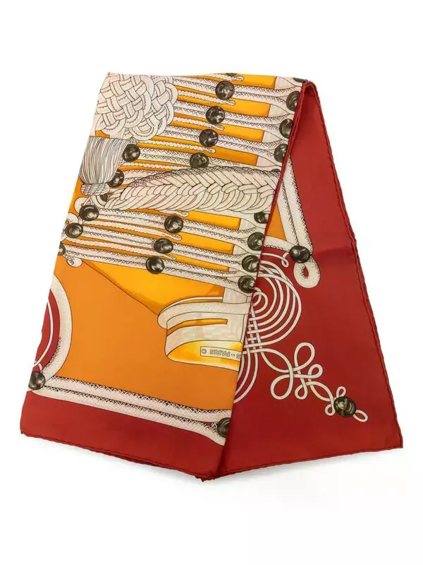 Hermès 2000-2026 Brandebourgs Silk Scarf 90 Scarves